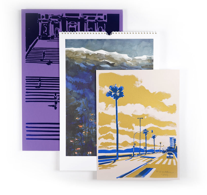 Calendar "On the Road II" + Print – Christoph Niemann Shop